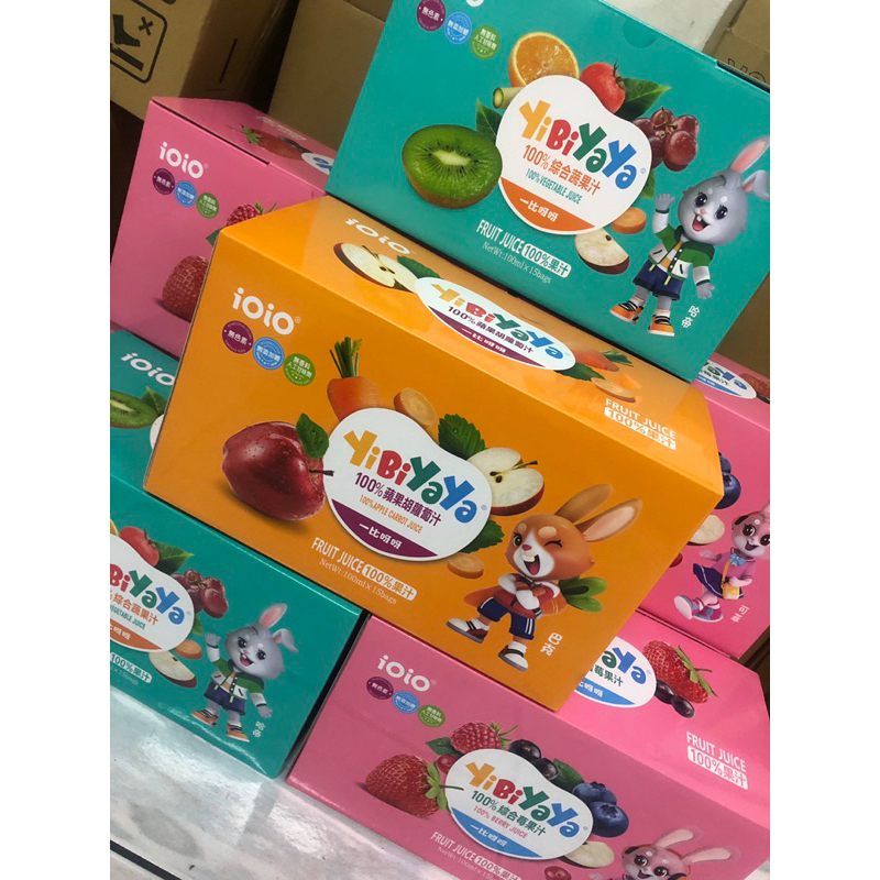 [現貨]iOiO YiBiYaYa 100%果汁系列6/15入 | 蝦皮購物