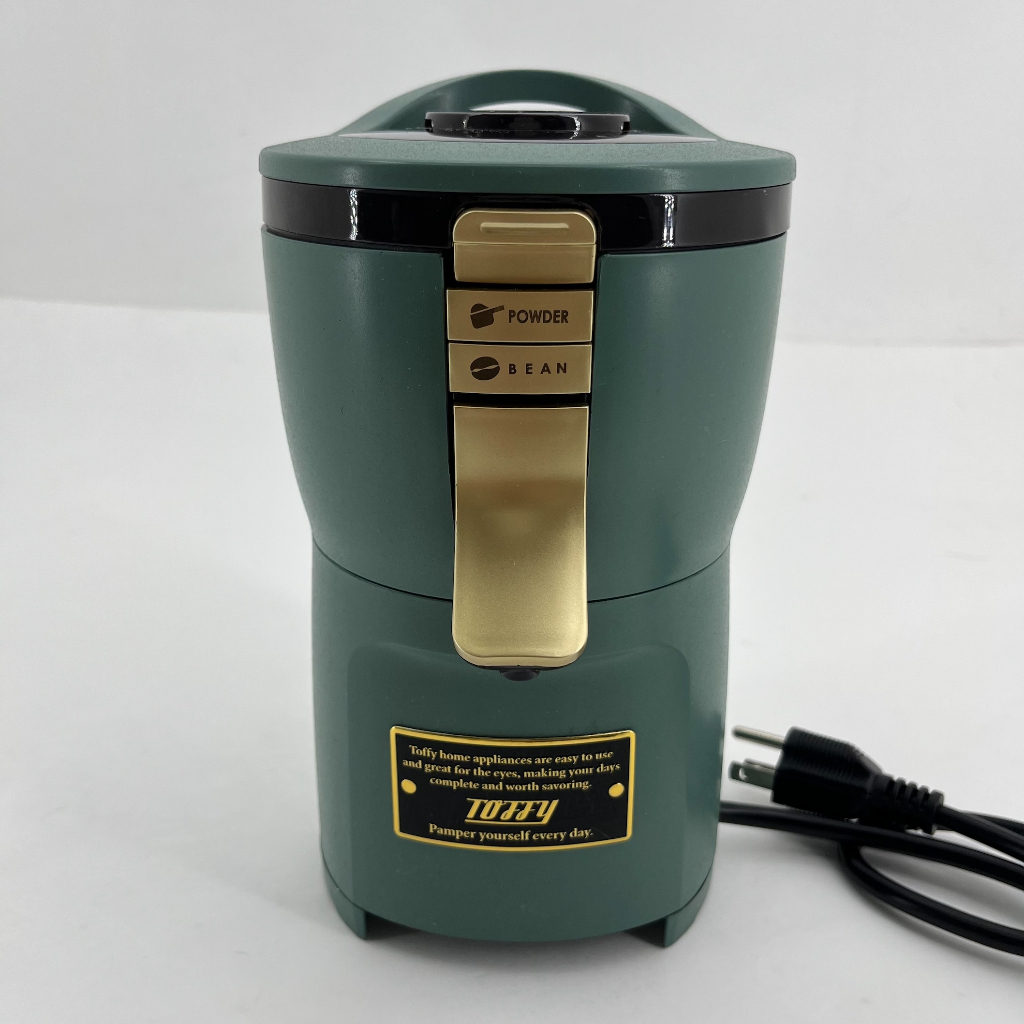 二手 日本 Toffy 自動研磨咖啡機 K-CM7 咖啡機 研磨機 咖啡豆 自動研磨 3分鐘快速濾煮 仿手沖 咖啡壺 | 蝦皮購物