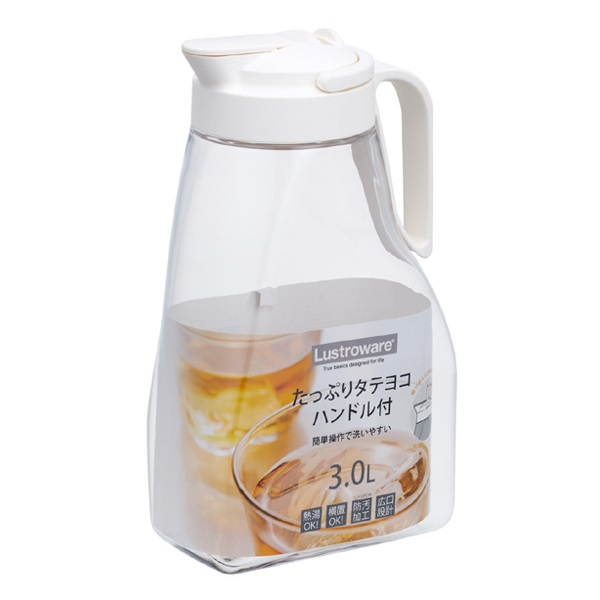 現貨免運費 Lustroware 日本製 按壓式耐熱冷水壺 防漏冷水壺 冷水壺 一壓即開 橫放不漏 防漏水壺 岩崎水壺 | 蝦皮購物