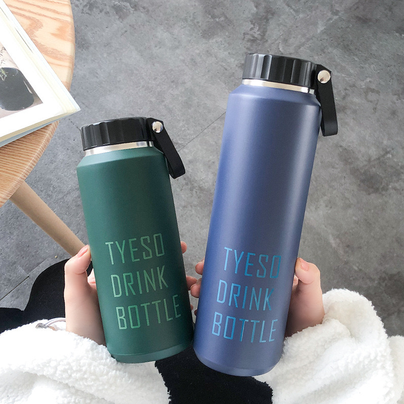 新款現貨 環保大容量500ml/710ml 304不鏽鋼戶外運動水壺 便攜壺 車載杯 太空壺 手提式運動壺 隨手杯保溫杯 | 蝦皮購物