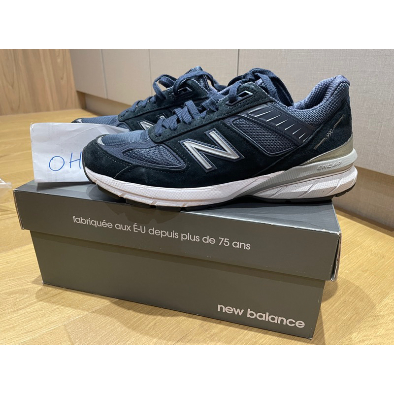 New Balance 990v5 海軍藍/ M990NV5 US8.5D/ 9成新 | 蝦皮購物