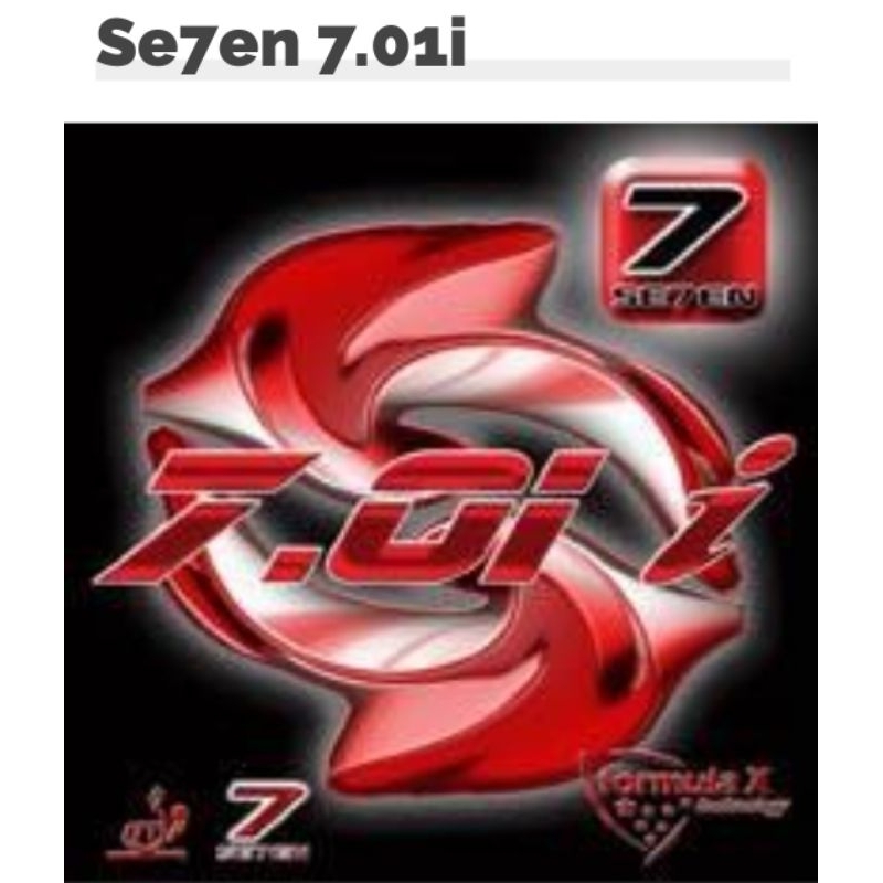 達叔乒乓桌球-簡裝德系SE7EN 7.01i桌球拍套膠(黑/紅/彩色) 大7 正反手推薦 ITTF認證可打比賽 | 蝦皮購物