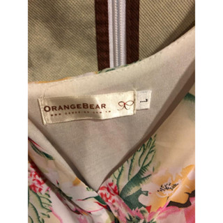 [轉賣]OrangeBear二手 夏天花花背心洋裝 | 蝦皮購物