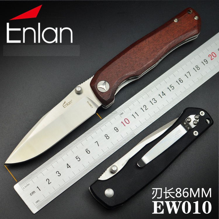 【電筒發燒友】Enlan EW010 鹰朗 813鋼 G10柄 實用折疊刀 戶外野營便攜工具 | 蝦皮購物