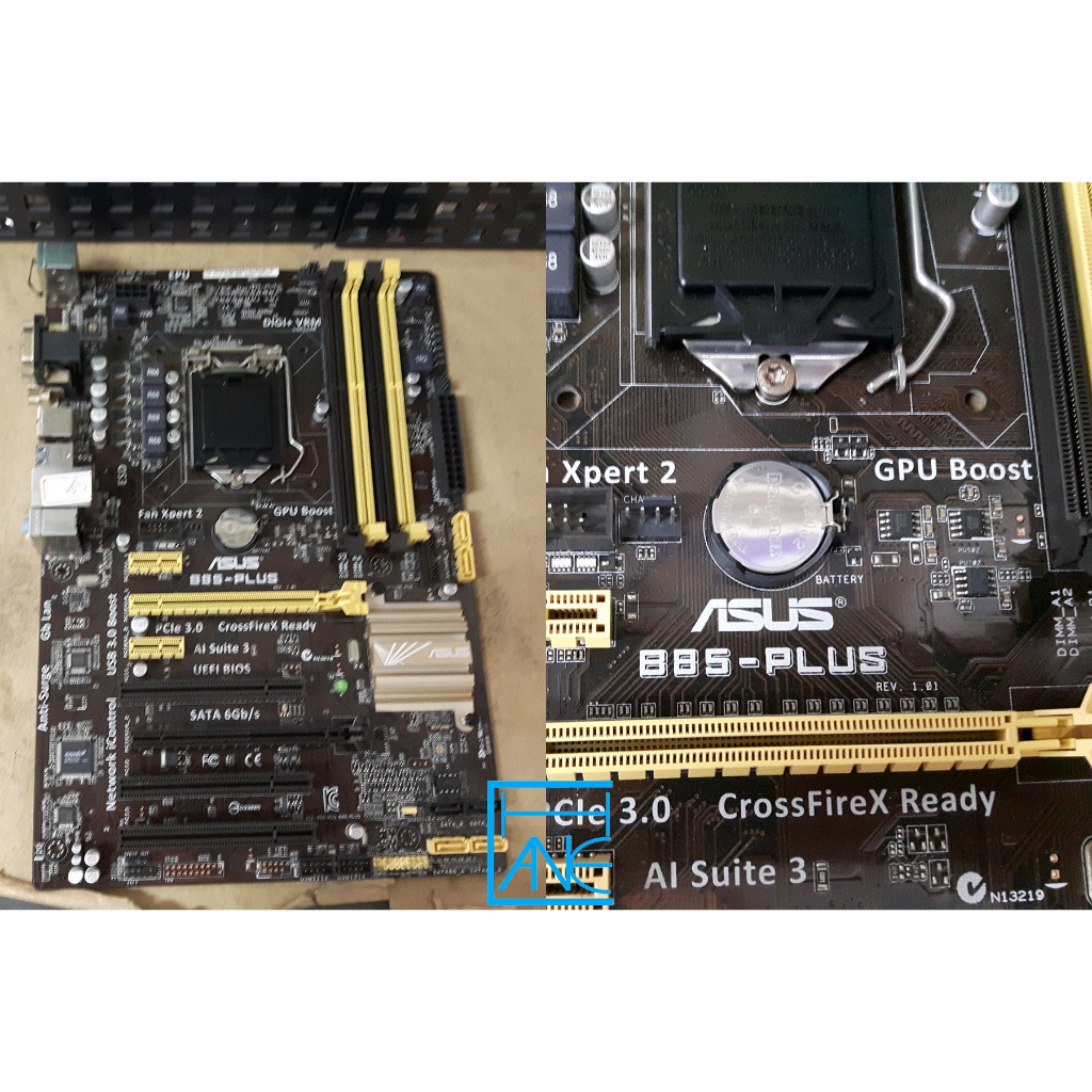 大胖電腦 】ASUS 華碩 B85-PLUS 主機板/附擋板/B85/1150/保固30天/實體店面/可面交 | 蝦皮購物