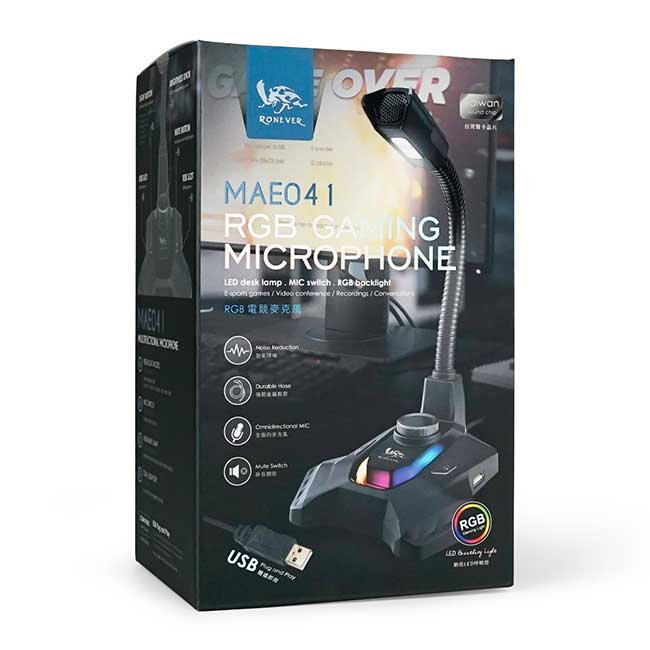 【祥昌電子】Ronever 向聯 MAE041 RGB電競麥克風 桌上型麥克風 廣播麥克風 電腦麥克風 遊戲麥克風 | 蝦皮購物