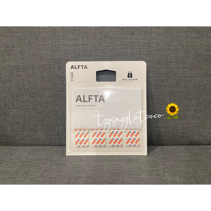 𝓣𝔃𝓳𝓼𝓪𝓰𝓵𝓸𝓽 🇸🇪IKEA(代購）ALFTA 相框用黏貼式掛鈎/雙面膠 | 蝦皮購物