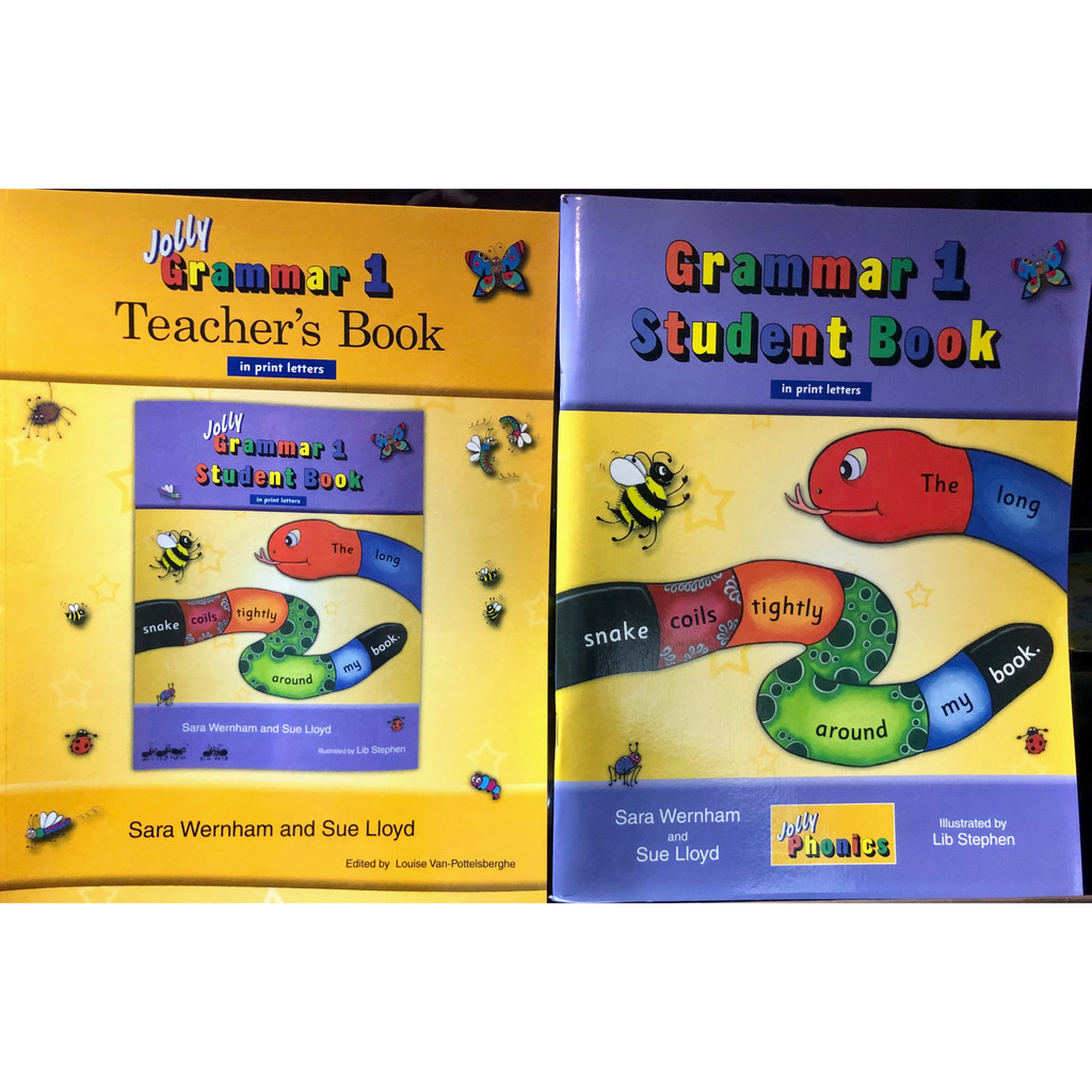 Jolly Grammar Teacher's & Student "Book 1" / (文法1老師手冊&學生習作) | 蝦皮購物