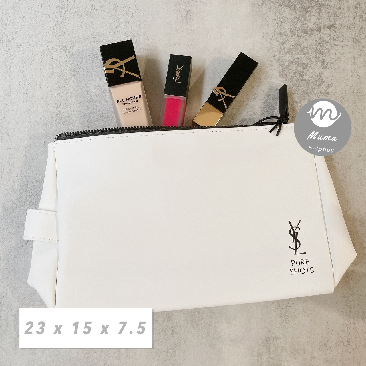 沐媽☀️正品開發票 YSL 化妝包 彩妝包 刷具包 萬用包 收納包 手拿包 過夜包 化妝袋 收納袋 束口袋 | 蝦皮購物