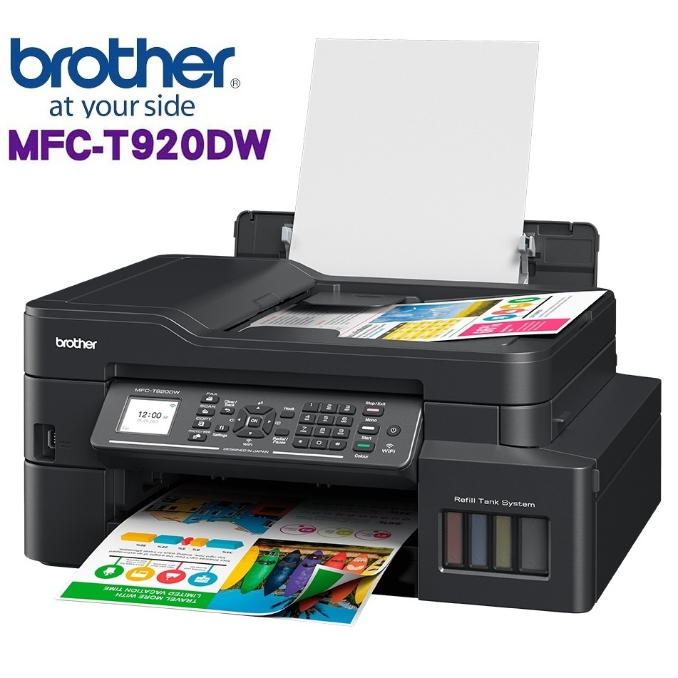 現貨】全新 Brother MFC T920DW 連續供墨 無線 傳真 自動雙面列印 印表機 事務機【公司貨 T920 | 蝦皮購物