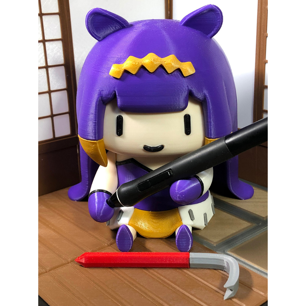 【下單製作】3D列印 HololiveEn HoloMyth Smol Ina Wacom 筆座 公仔 人偶 | 蝦皮購物