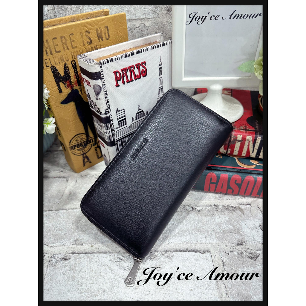 Joy'ce Amour 全真皮自訂款中性男用長夾 | 蝦皮購物