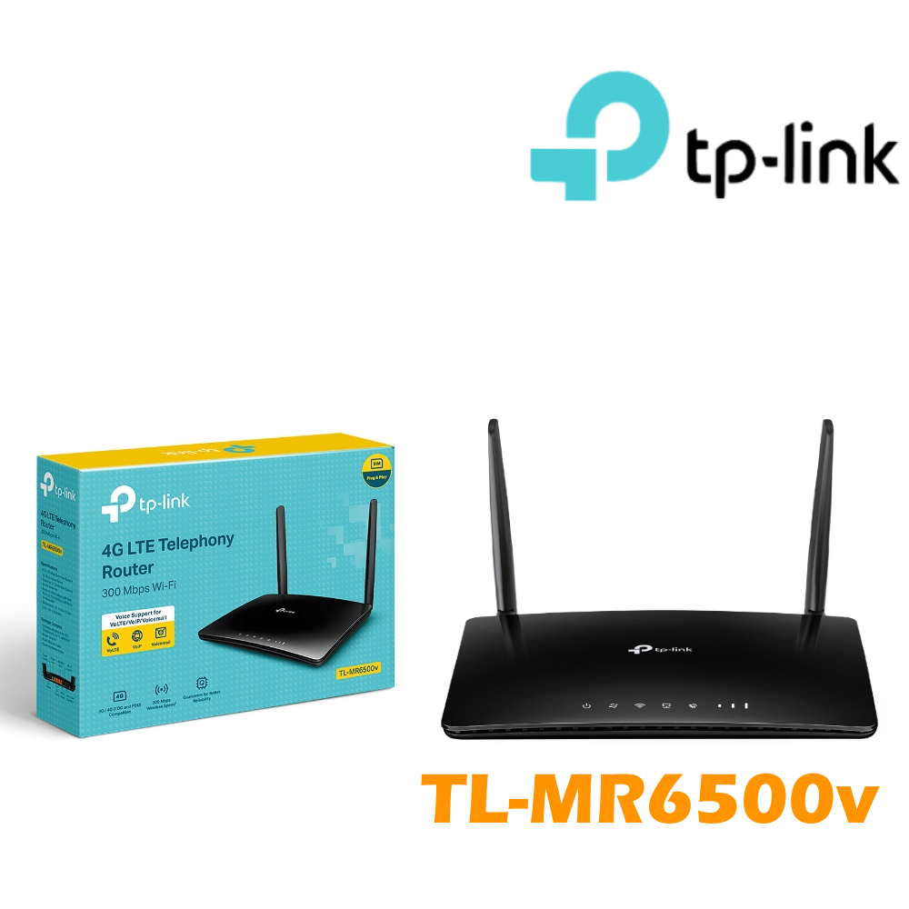 TP-Link TL-MR6500v 300Mbps 4G LTE 支援VoIP電話 WiFi 路由器 Wi-Fi分享器 | 蝦皮購物