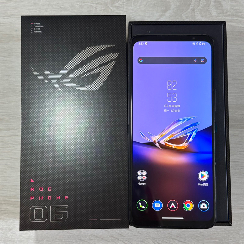 ASUS ROG Phone 6D 5G 256G 灰 9成新 保固內 二手 華碩 AI2203 6.78吋 雙卡雙待 | 蝦皮購物