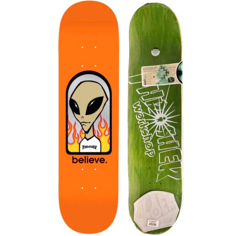 {星塵滑板店｝ALIEN WORKSHOP x THRASHER滑板 板身（8.0） | 蝦皮購物