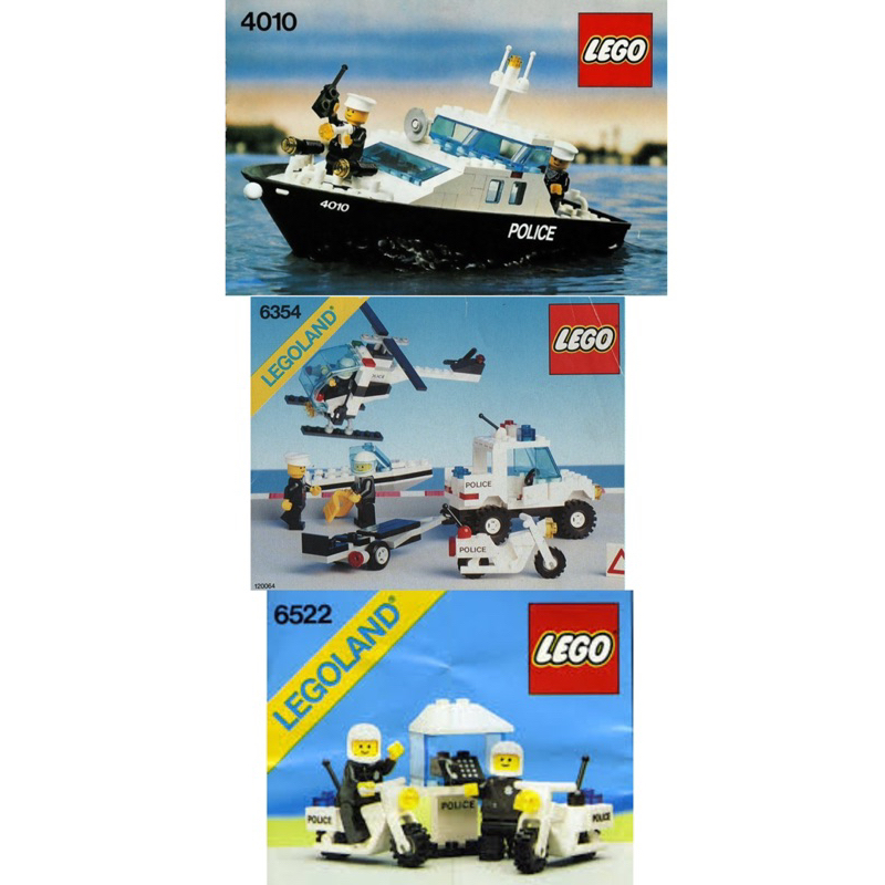 《蘇大樂高》LEGO 4010 6522 6354 警察系列 （二手）三組合售 | 蝦皮購物