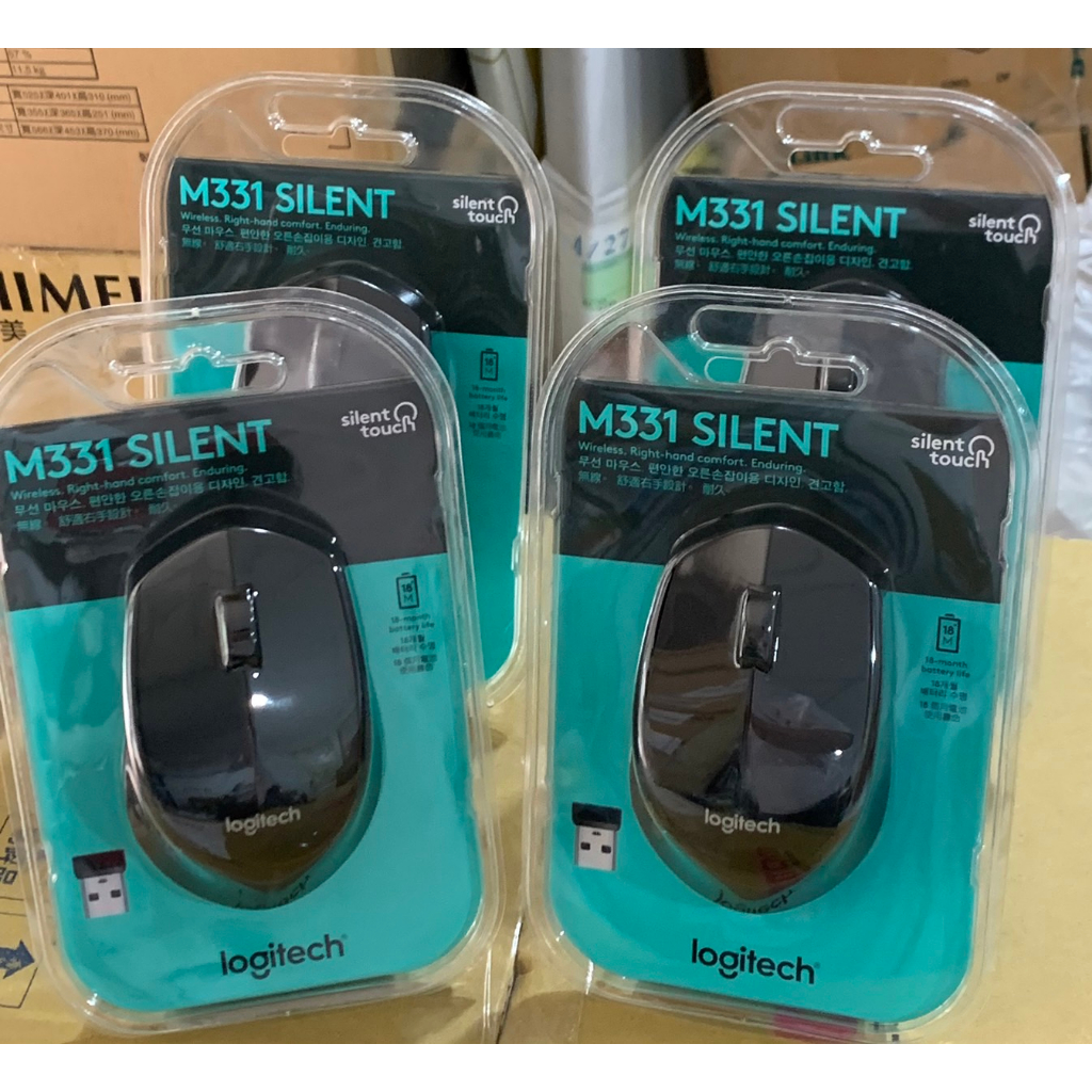 ️促銷現貨台灣公司貨 富田資訊 含稅 羅技 logitech M331 SilentPlus 靜音滑鼠 無線滑鼠 | 蝦皮購物