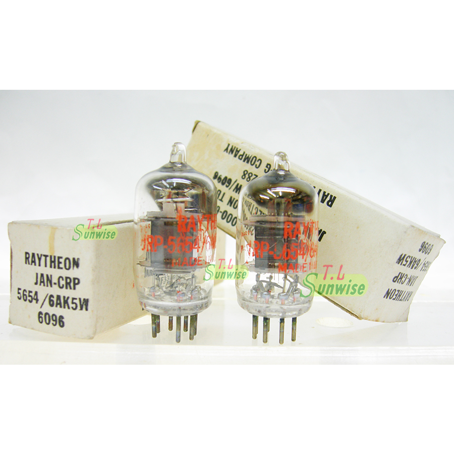中國 6J1 升級管︽NO:5070 美國 RAYTHEON JAN CRP 5654 / 6AK5W (NIB)真空管 | 蝦皮購物