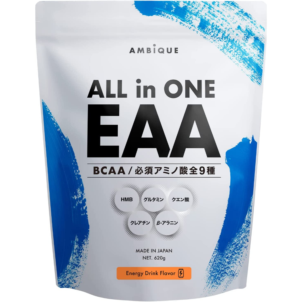 AMBiQUE All-in-one EAA氨基酸9种β-丙氨酸谷氨酰胺肌酸亮氨酸620g[能量饮料味] | 蝦皮購物