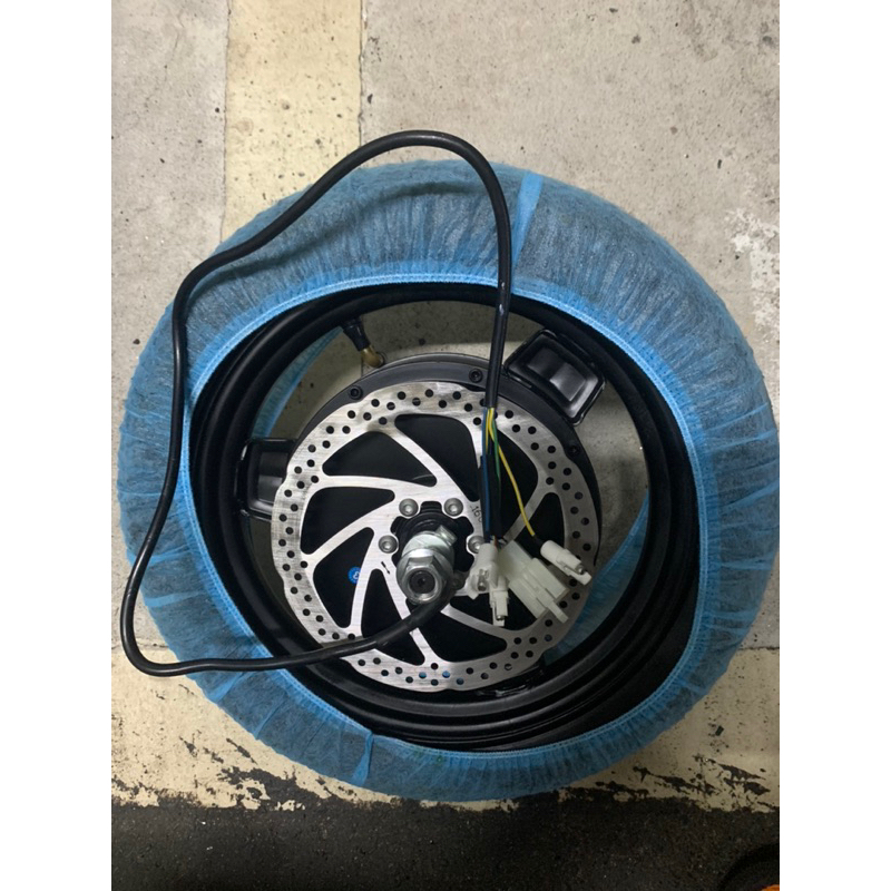 全新電機14寸48V400W因改裝拆機2024年4月製造含真空防爆高速輪胎14x2.125喔 | 蝦皮購物