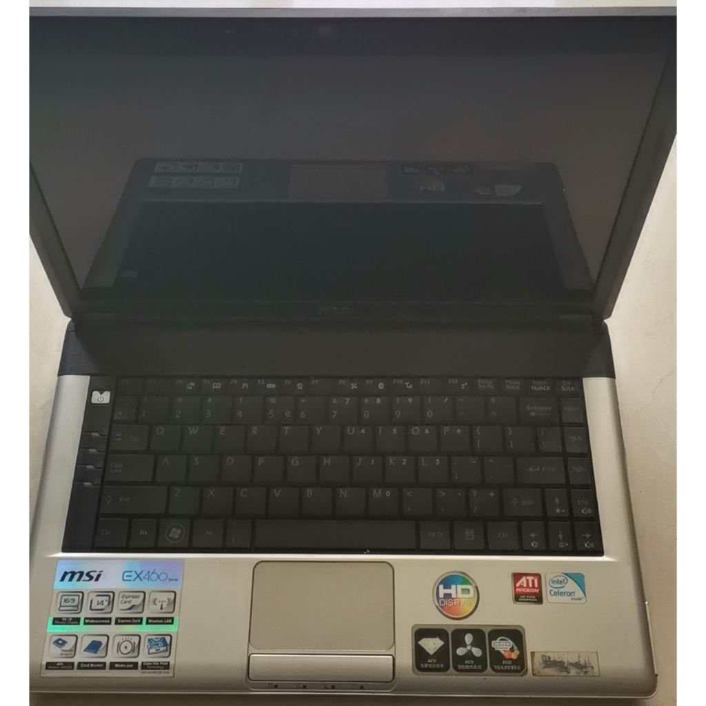 MSI EX460 換電池 電池故障 電池膨脹 電池不續電 電充不上去 鍵盤故障 鍵盤卡鍵 風扇異音 升級硬碟容量 | 蝦皮購物