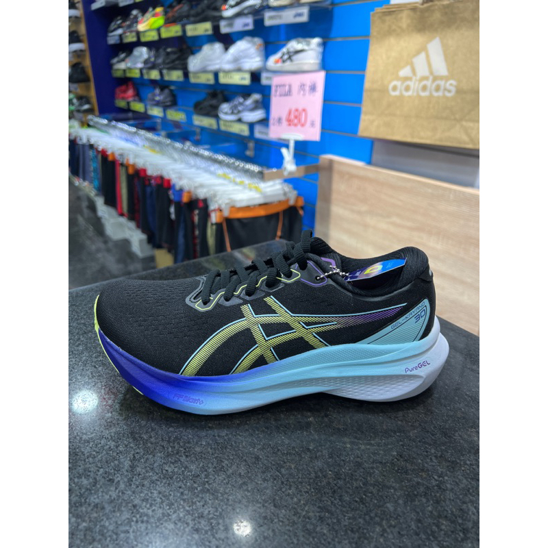ASICS GEL-KAYANO 30 (D) 女款 寬楦 支撐型 慢跑鞋 1012B503-003 黑藍 | 蝦皮購物