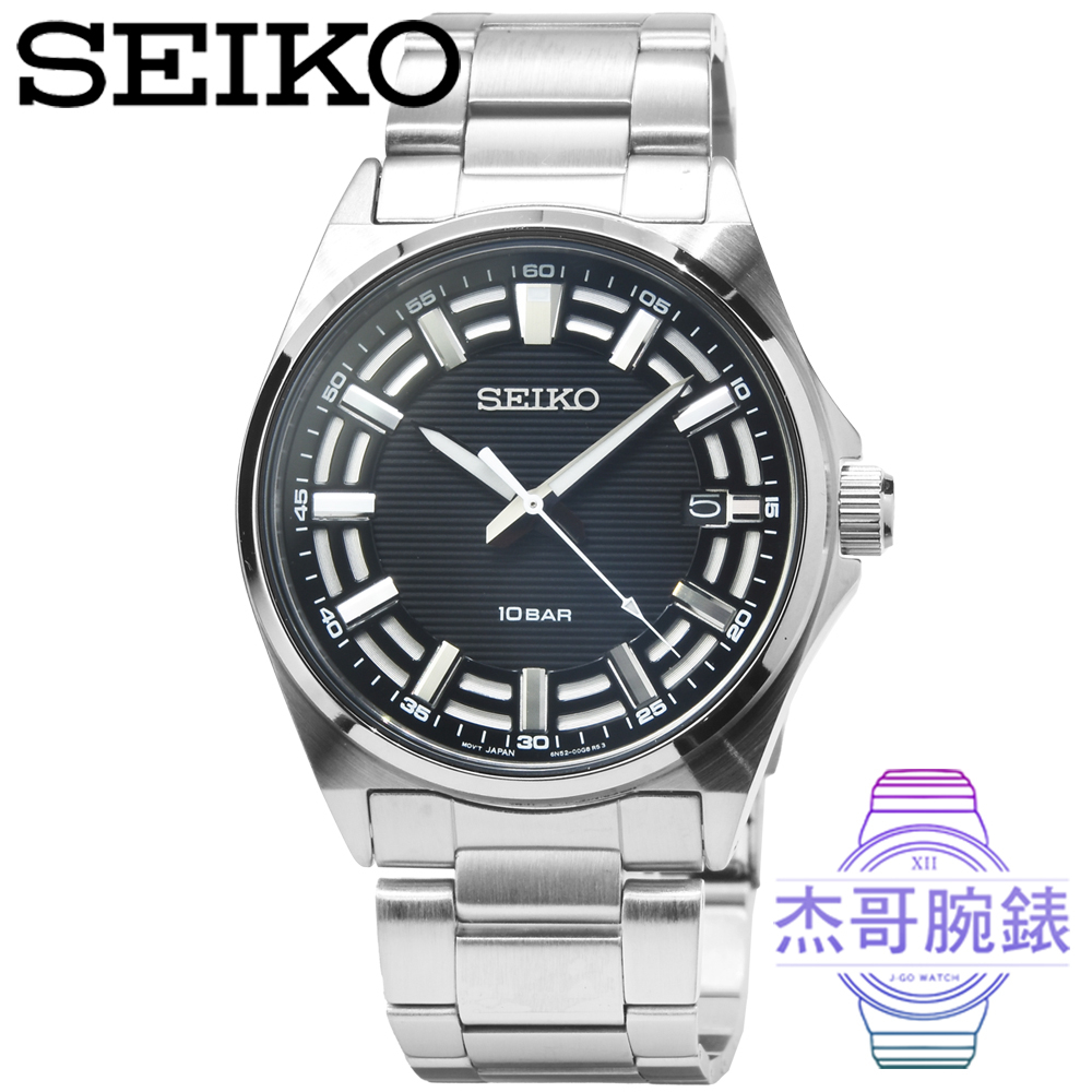 【杰哥腕錶】SEIKO精工超霸鋼帶男錶-黑面 / SUR505P1 | 蝦皮購物