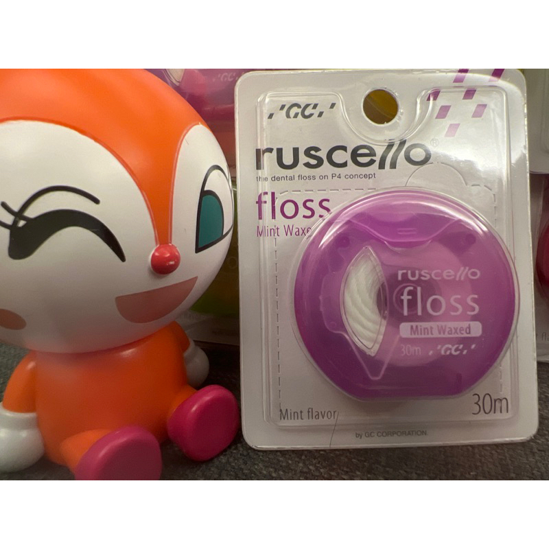 [現貨在台]🇯🇵 GC Ruscello Floss 牙線(含蠟30m)1個/組(綠、黃、桃、紫色） | 蝦皮購物