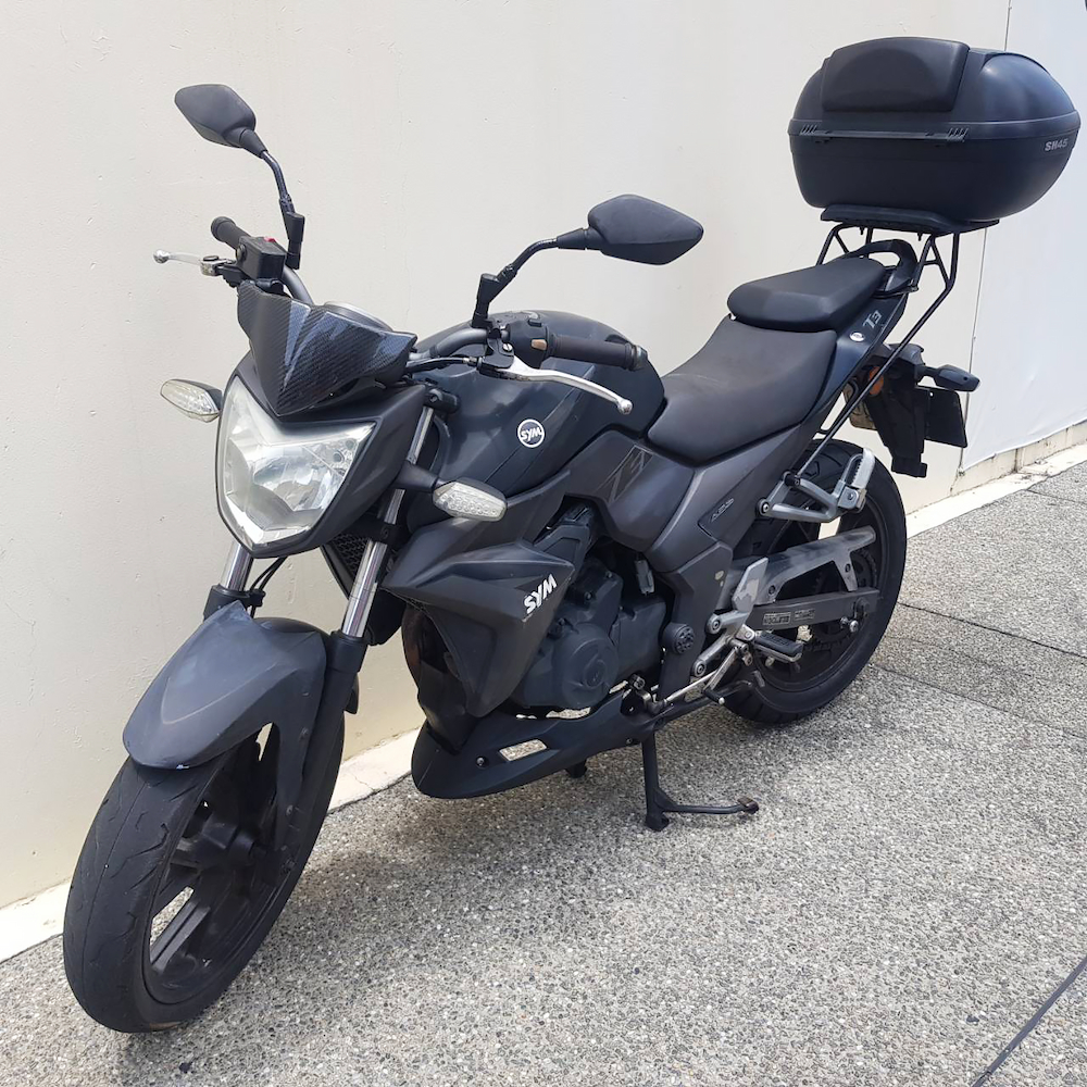 全省免運 免頭款 每月2500↕️ 三陽 SYM T3 2015年 ABS 黃牌 重機 機車 重型 擋車 附行李箱 | 蝦皮購物