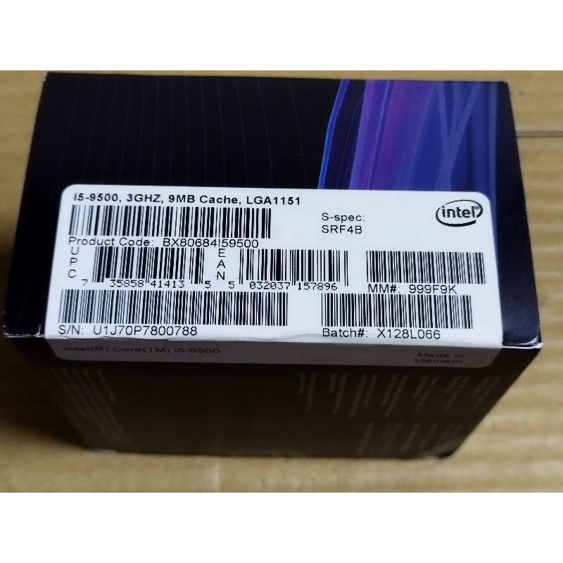 INTEL 英特爾 I5-9500 RMA產品（未拆封） | 蝦皮購物