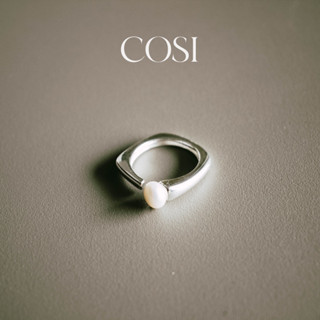 ｜Cosi｜Ring A-11 Silver 淡水珍珠開口戒 | 蝦皮購物