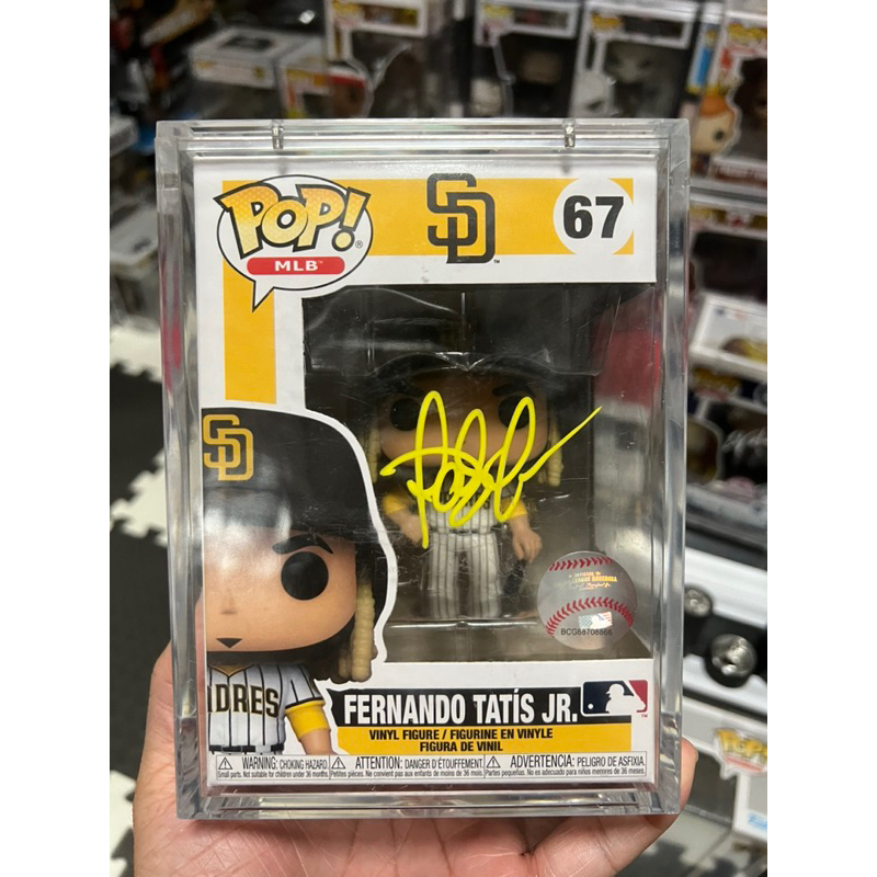 Funko MLB聖地牙哥教士隊Fernando Tatis Jr.塔提斯親筆簽名公仔 | 蝦皮購物