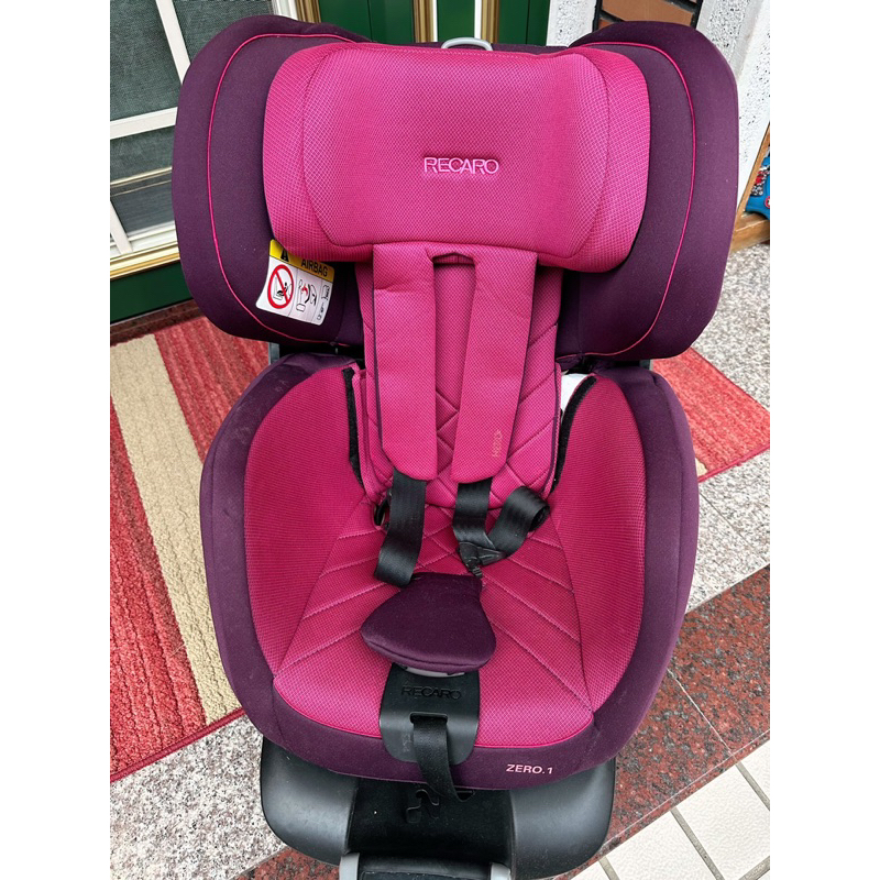 recaro 安全座椅 360 18kg 莓紅色 zero.1 | 蝦皮購物