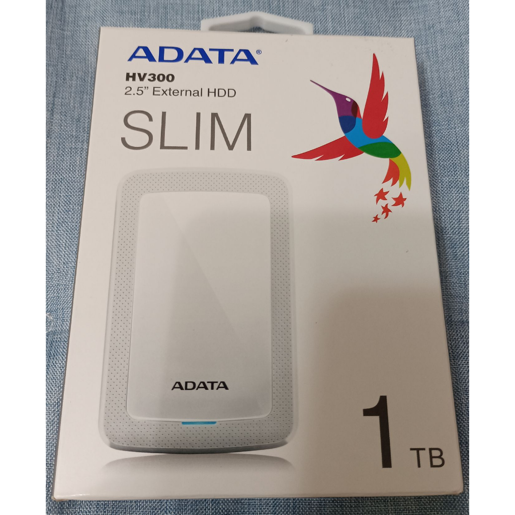 ADATA 威剛 HV300 1TB 2.5吋 行動硬碟 白色 (附保護殼) | 蝦皮購物