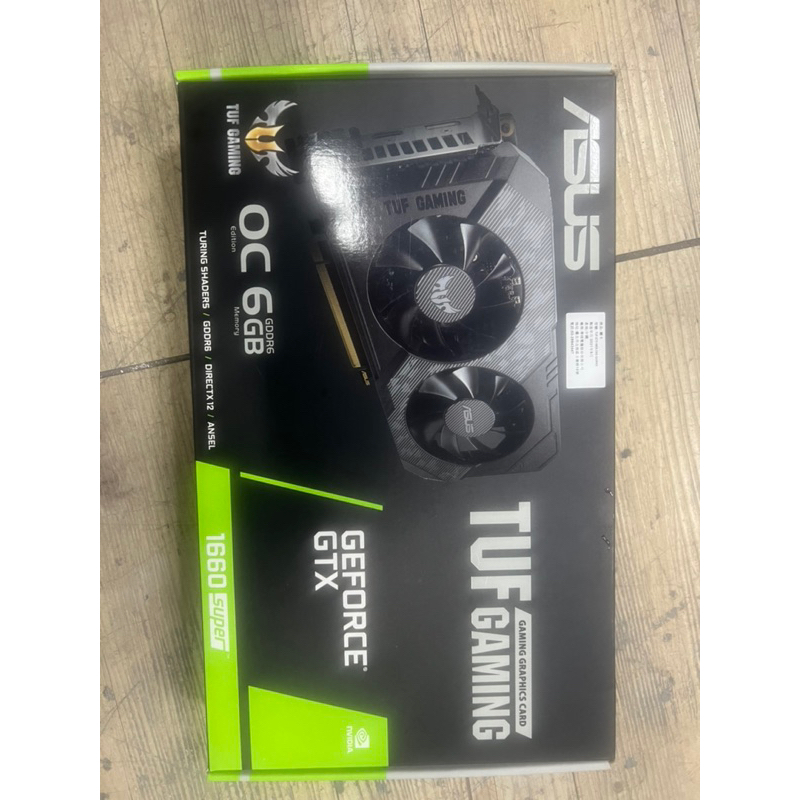 ASUS 華碩 TUF 1660super 1660s顯示卡 保內附原廠彩盒九成新 | 蝦皮購物