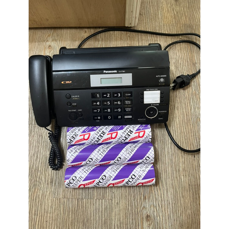 Panasonic kx-ft981傳真機二手 | 蝦皮購物