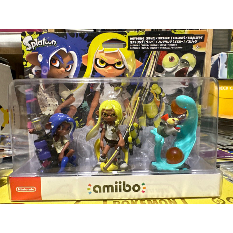 【菊草葉之家】漆彈大作戰3 斯普拉遁3 amibo 3重組合 男孩 女孩 鮭魚 | 蝦皮購物