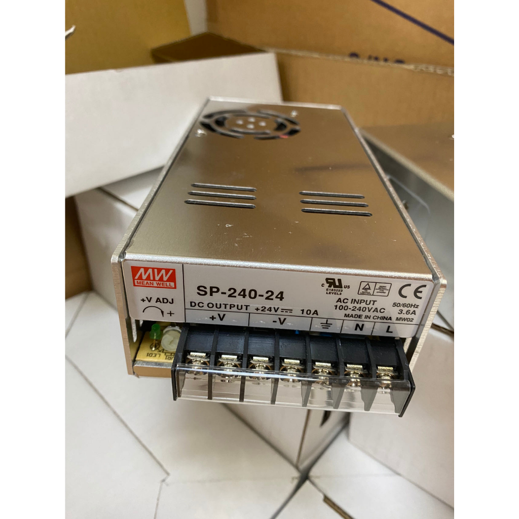 台灣現貨 庫存新品 MEAN WELL 明緯 24V 10A 電源供應器/變壓器 SP-240-24 | 蝦皮購物