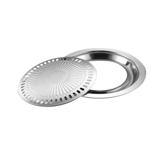 GUYSTOOL 燒烤盤 中秋節烤肉盤 鐵板 燒肉烤爐 水蒸烤盤 TP-KHP02 多功能烤盤 不沾烤盤 圓形煎烤盤 | 蝦皮購物