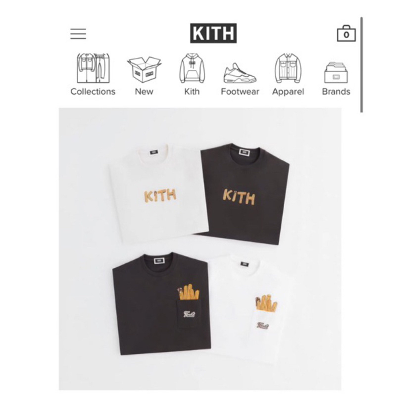 美國KITH 23SS TREATS CHURRO 口袋薯條 巧克力棒 油條印花男女休閒 短袖T恤 潮流 滑板 | 蝦皮購物