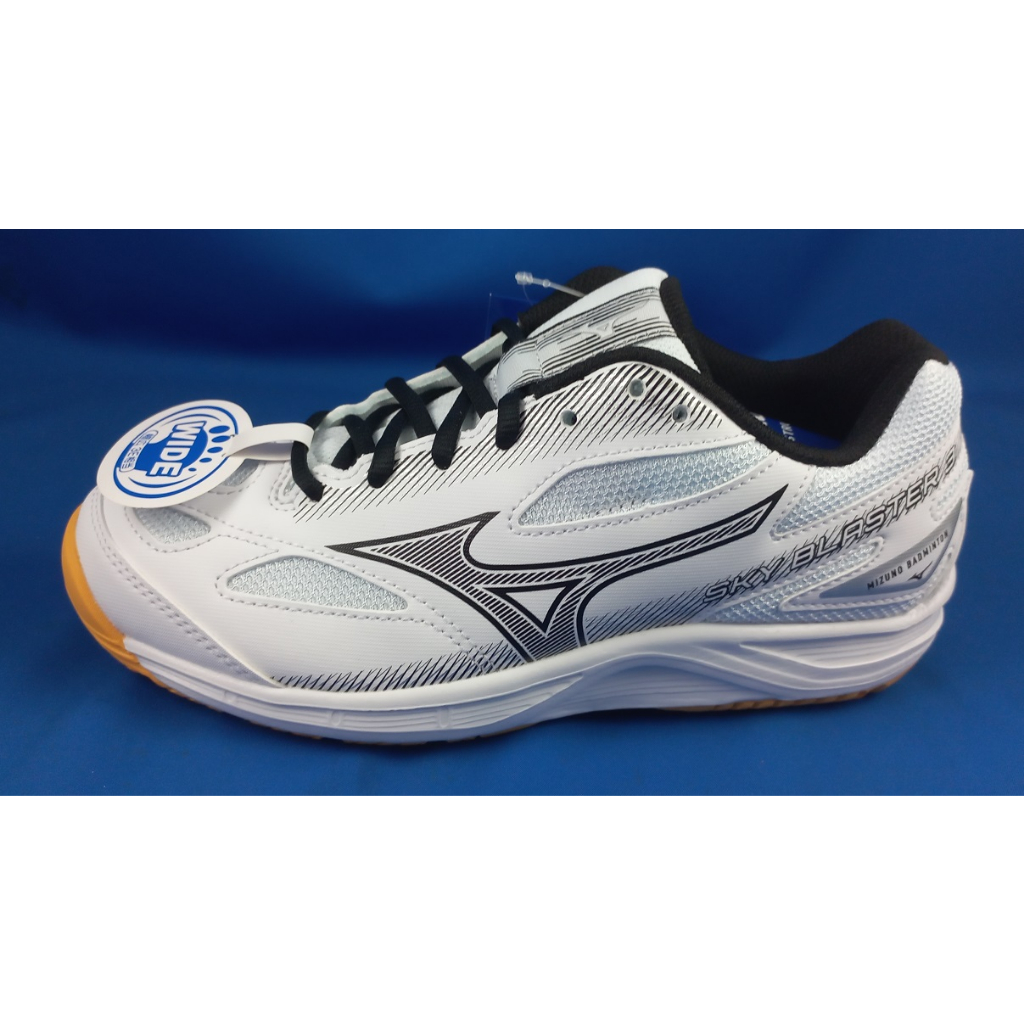 快速出貨 美津濃 MIZUNO 3E寬楦排球鞋 羽球鞋 SKY BLASTER 3 型號 71GA234521[111] | 蝦皮購物