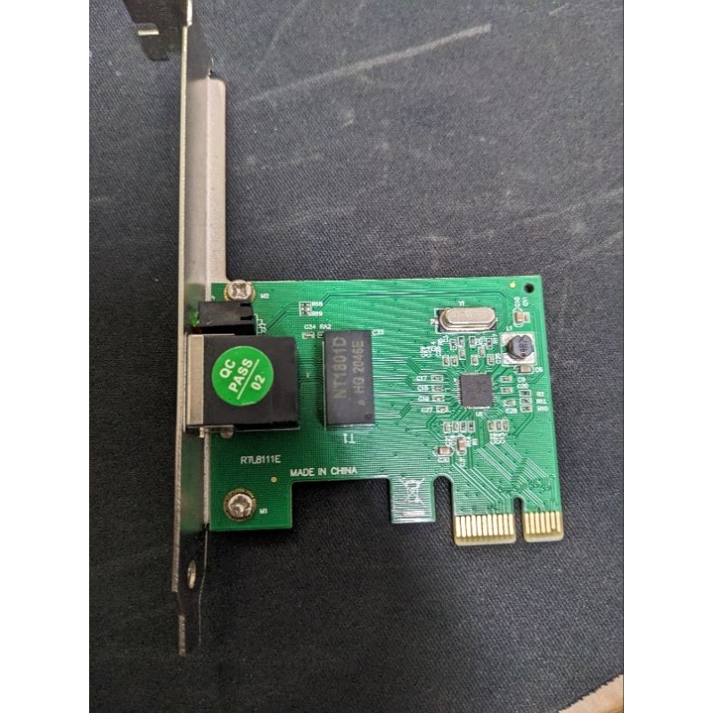[二手] REALTEK 瑞昱 RTL8111E 1Gbps PCIe 有線網路卡 螃蟹卡 | 蝦皮購物