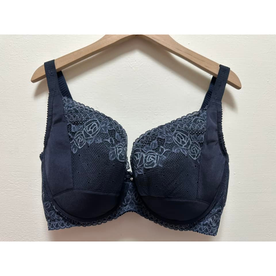 華歌爾 內衣 三排扣 深藍 G70 H75 H80 三排扣 大尺碼 內衣 | 蝦皮購物