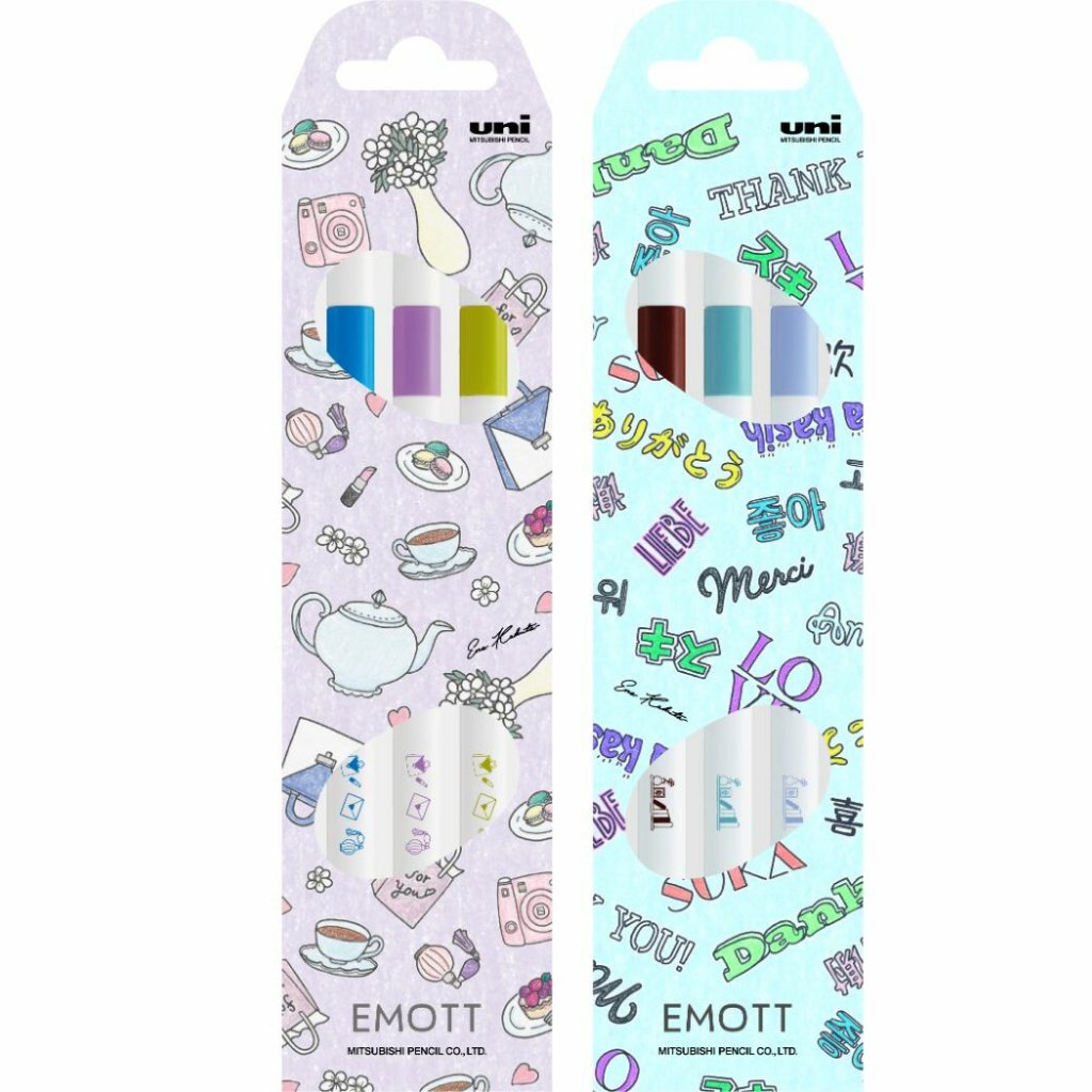 【日本晴】uni EMOTT Ena Kakuta 聯名耐水性 簽字筆 水性筆 手帳筆 插畫繪圖筆 文具大賞 開學禮物 | 蝦皮購物