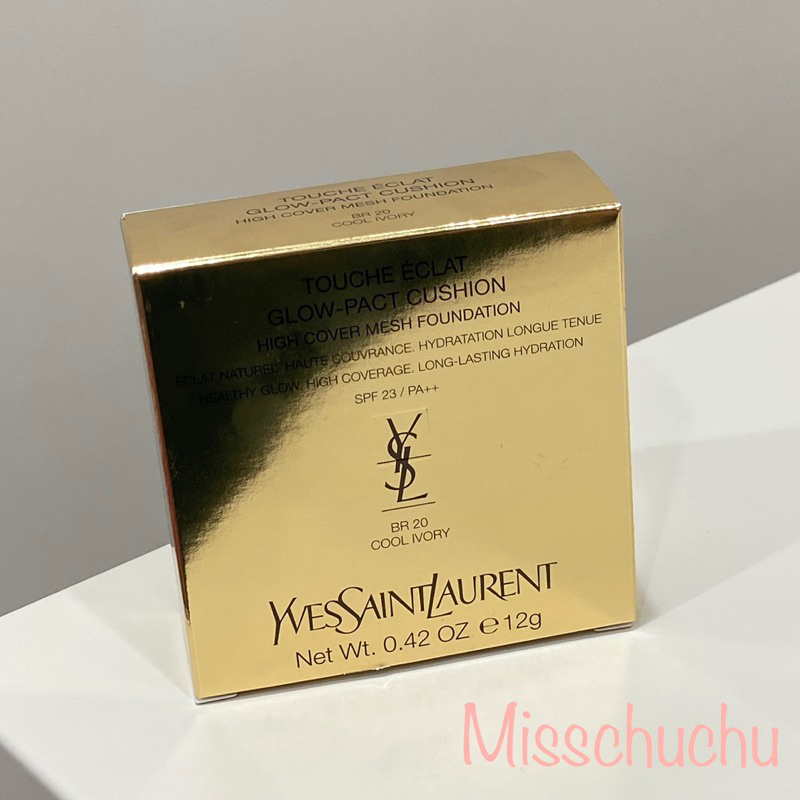 啾啾小姐 現貨YSL 超模光感精華水氣墊 #BR20 SPF23 PA ++ 12g | 蝦皮購物