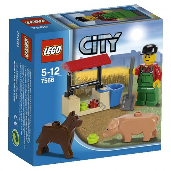 [快樂高手附發票] 公司貨 樂高 LEGO 7566 農場的農夫 絕版 | 蝦皮購物