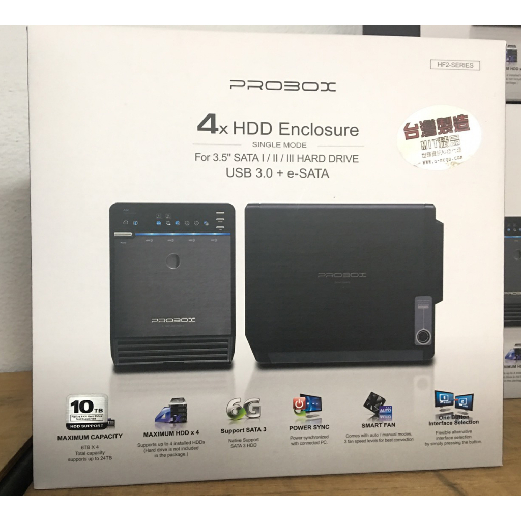 【全新,含稅開發票】PROBOX HF2-SU3S2 USB 3.0+eSATA 4層式硬碟外接盒(無RAID) | 蝦皮購物