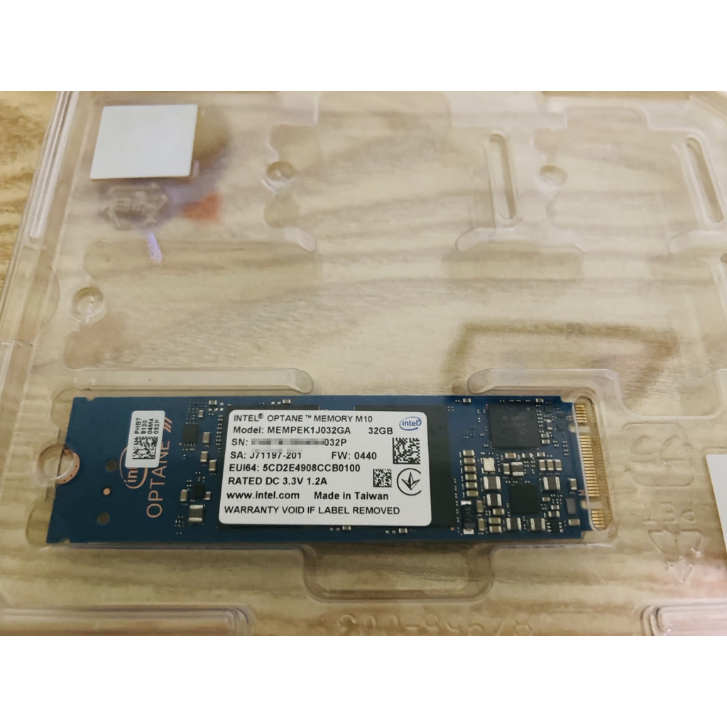未上機過 INTEL OPTANE MEMORY M10 32G (Intel Optane Memory 32GB參考 | 蝦皮購物
