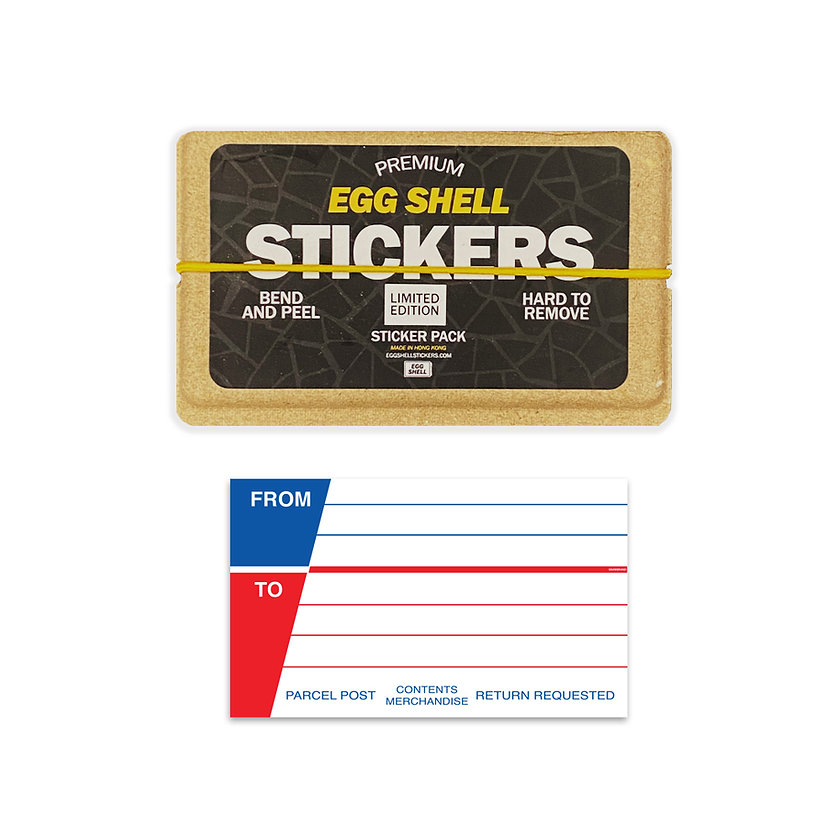 【Mess-age】Parcel Post Egg Shell Sticker 蛋殼貼 | 蝦皮購物