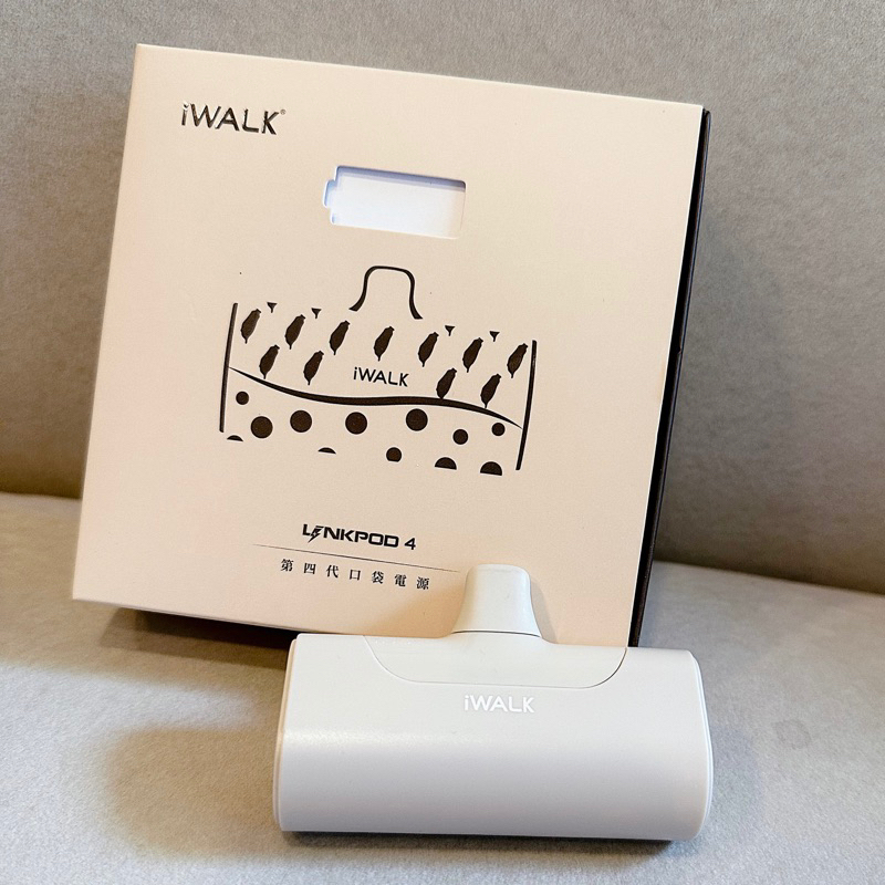 【iWalk 4代直插式行動電源】iPhone 奶茶色 有保固 | 蝦皮購物